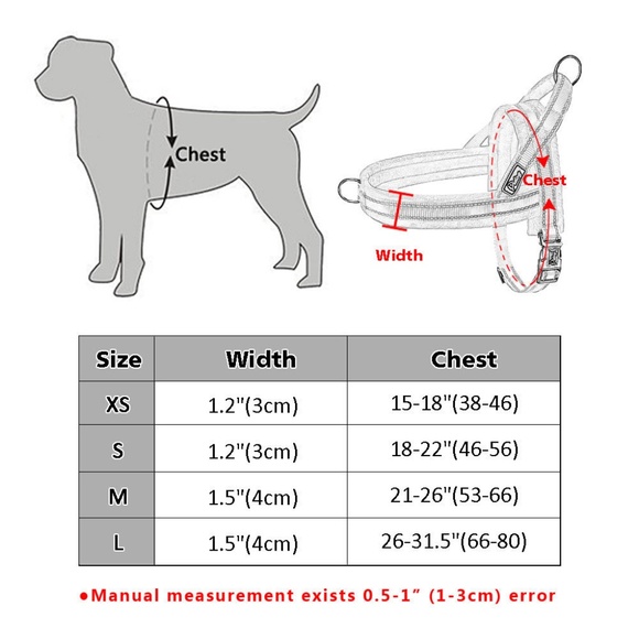 Pidog | Other | No Pull Pet Dog Harness Leash Reflective Soft Plus ...